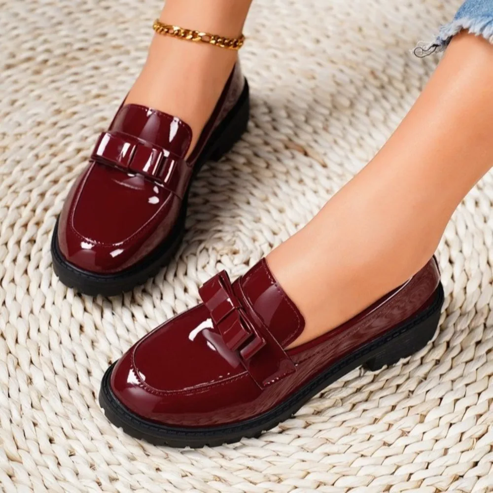 Designer-Shoes-Women-Summer-Vulcanize-Patent-Leather-Shoes-Women ...