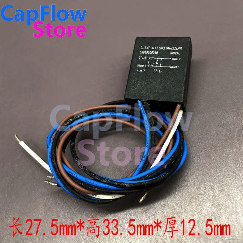 1 Uds TC 150nf 0,15 uf X1 + 1,5MOHM + 2X22uH 154 300v con condensador ...