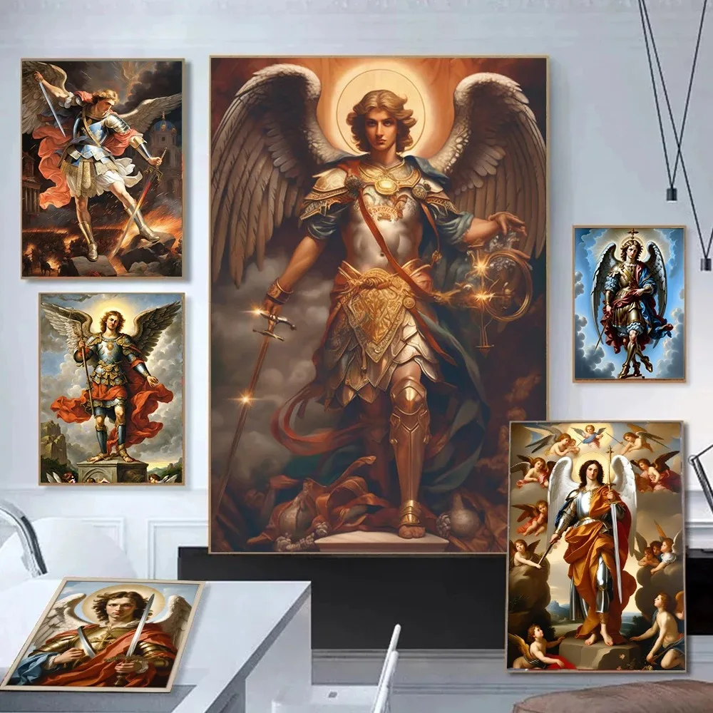 Renaissance-Angel-Canvas-Gallery-Living-Room-Home-Decoration-Archangel ...