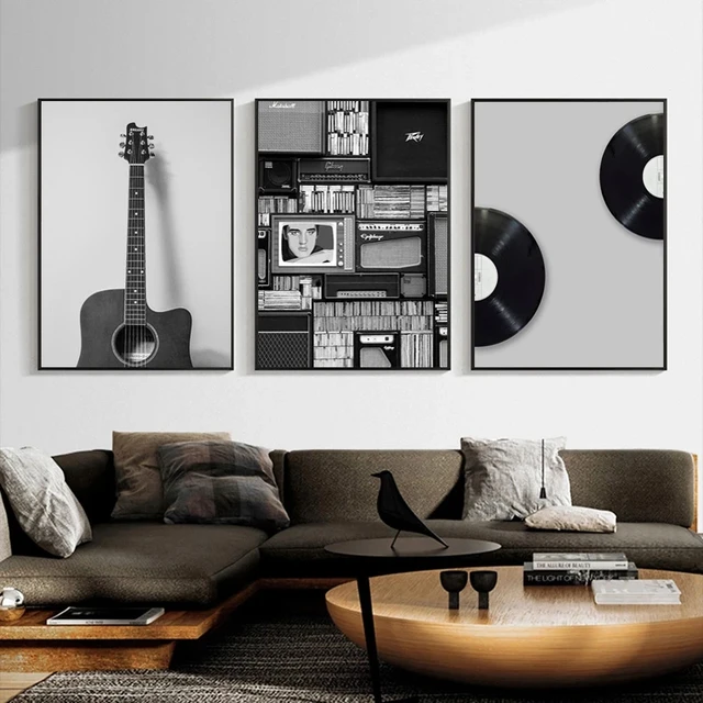 Black And White Music Posters
