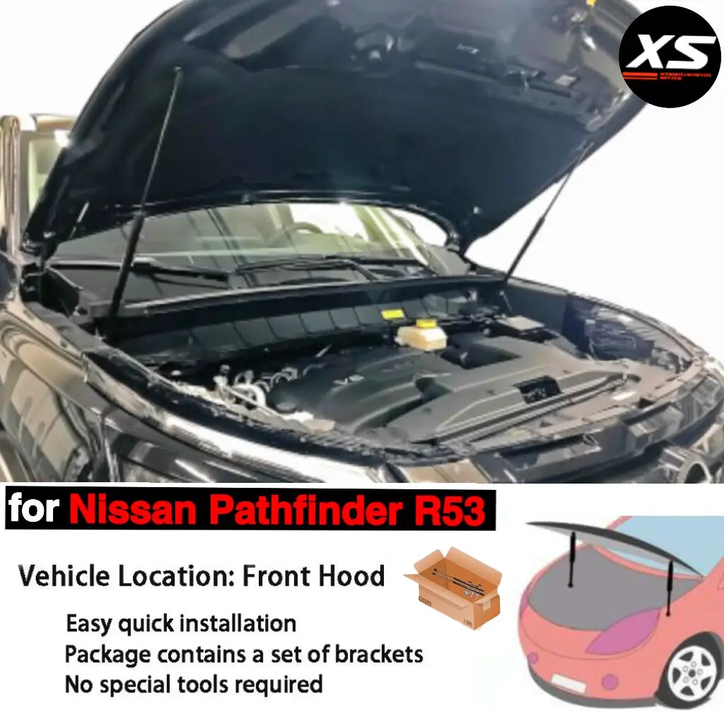 Dampers for Nissan Pathfinder R53 2021 2022 2023 Front Hood Modify Gas ...