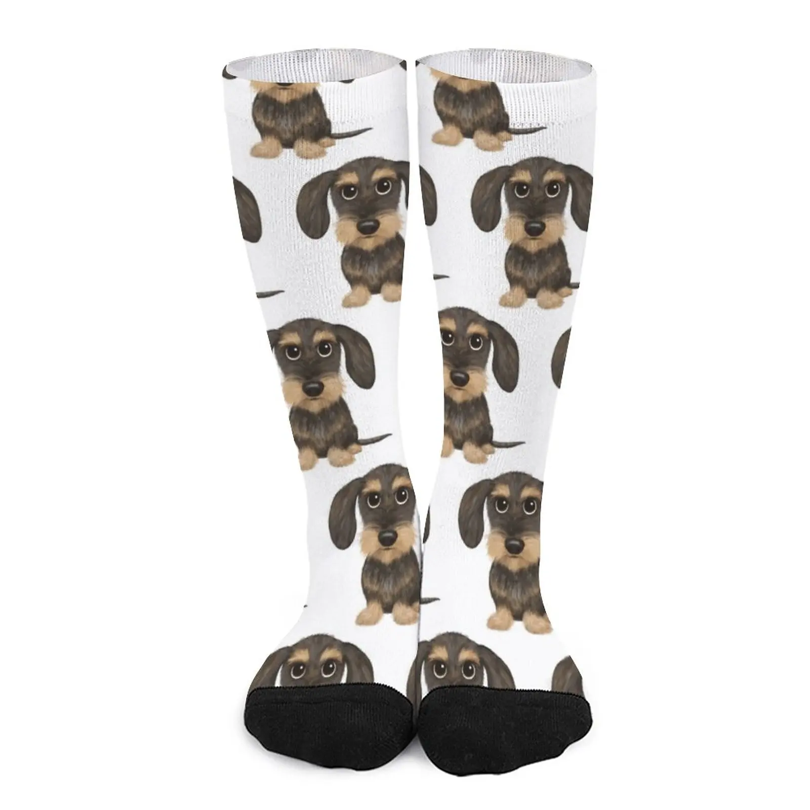 Calcetines-con-pelo-de-perro-salchicha-para-hombre-y-mujer-medias-con ...