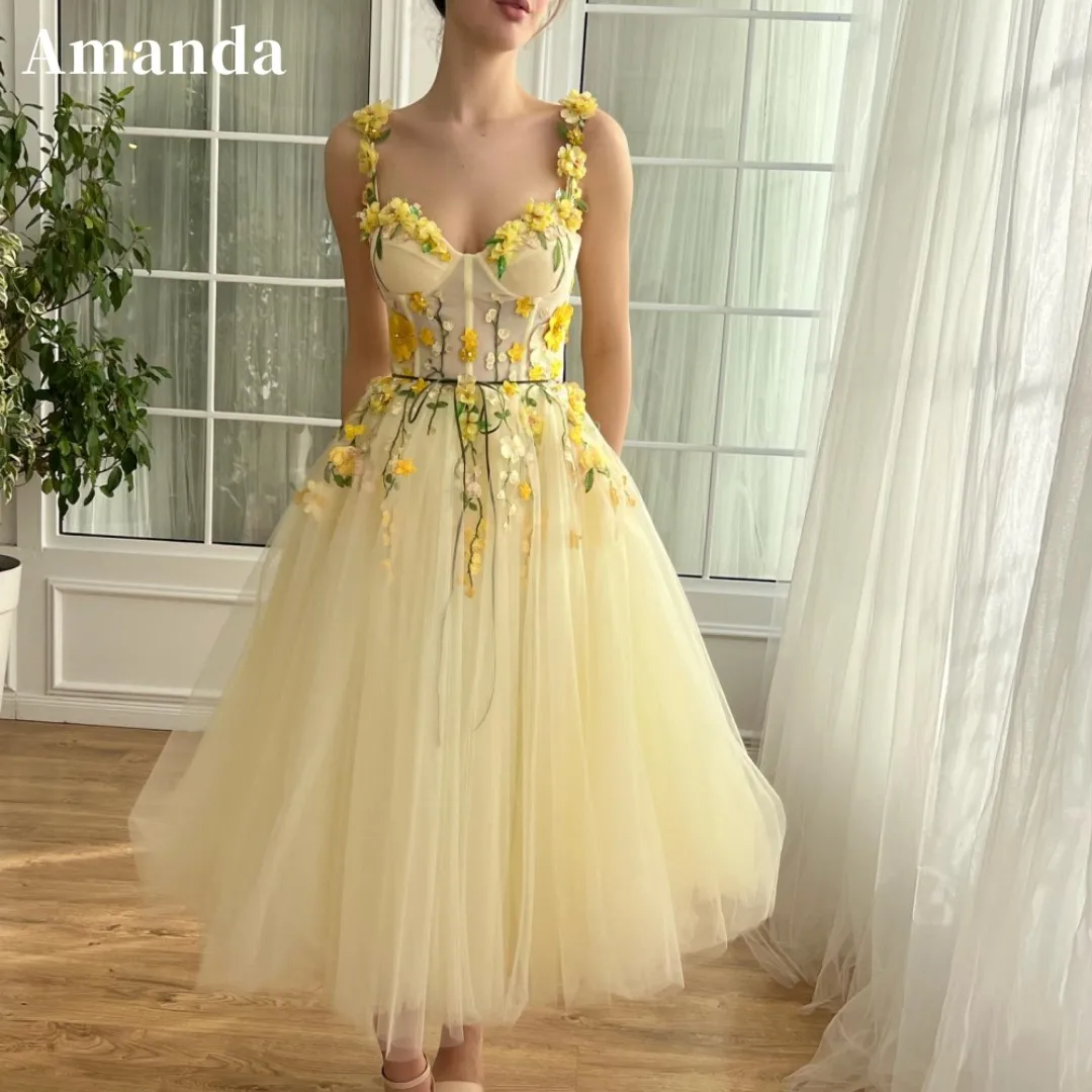 Amanda-Faint-Yellow-A-line-Prom-Dresses-3D-Flower-Lace-Appliques-Formal ...