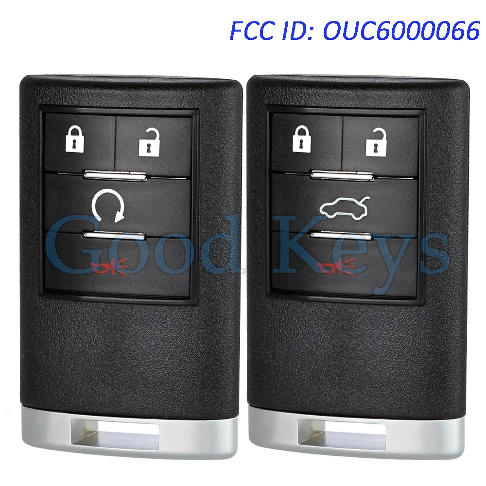 KEYECU-OUC6000066-Remote-Fob-for-Cadillac-Escalade-EXT-2007-2008-2009 ...