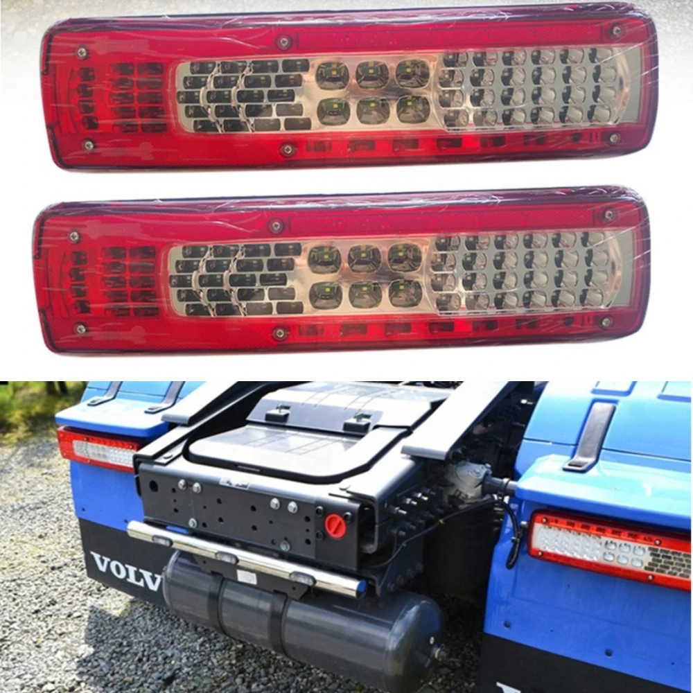 24V LED Turn Stop Brake Signal Lights For Volvo FH460 540 Heavy Truck ...