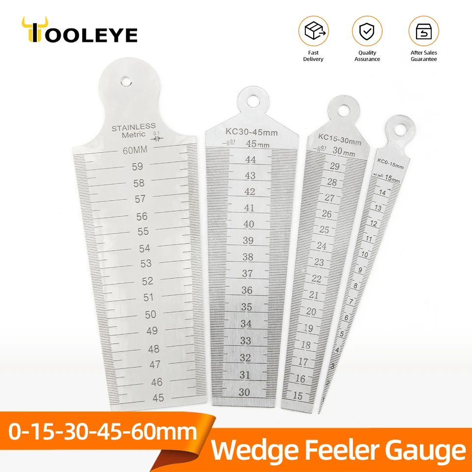 Wedge Feeler Gauge Taper Gauge Conical Gaugs For Measurement Valve ...