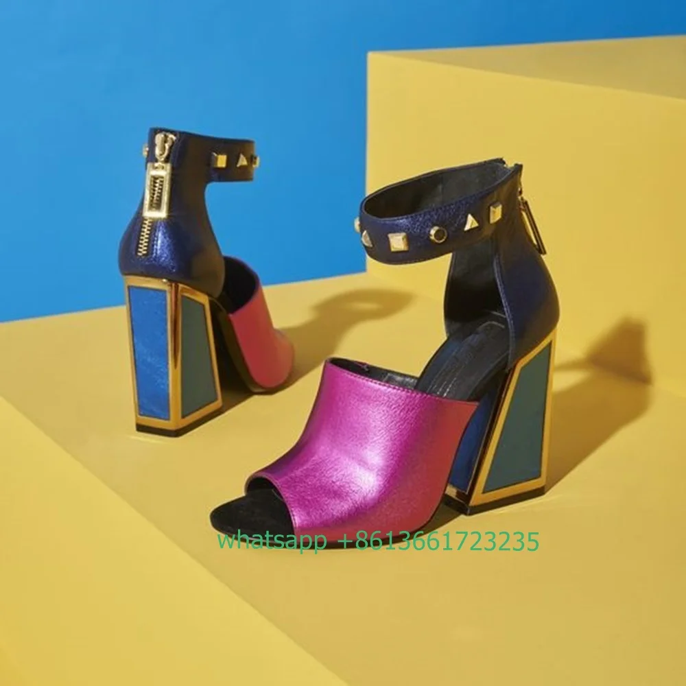 Runway Sandals Women | Unique Shoes Women | High Heels Unique | Heel ...
