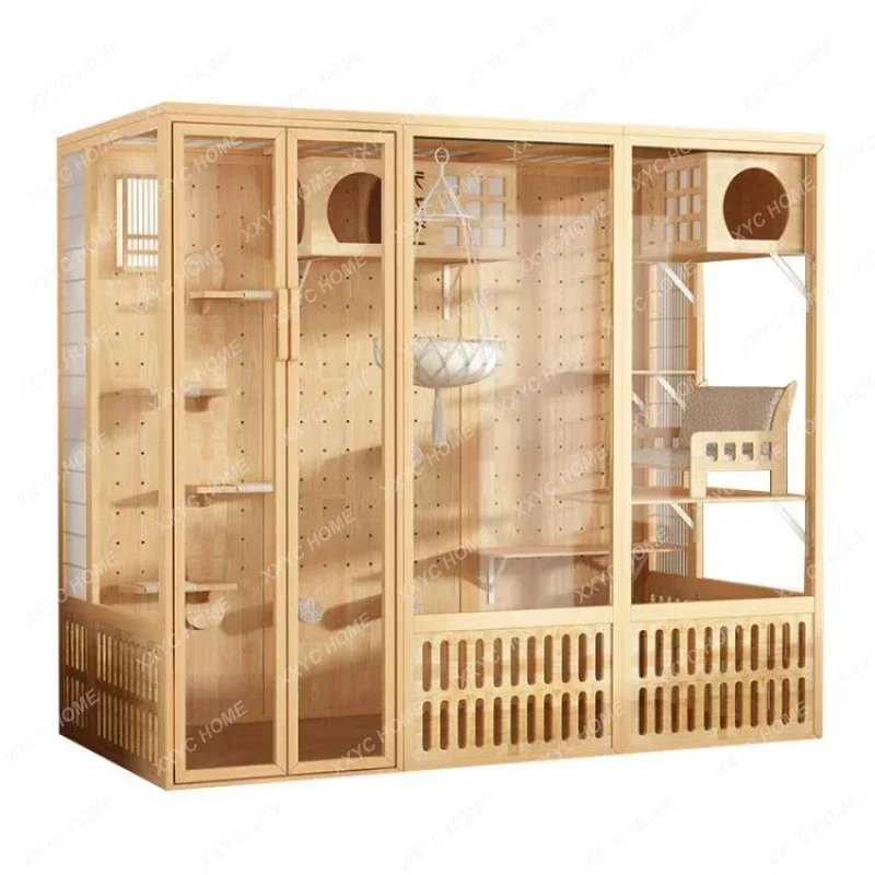 Super-Large-Cat-Villa-Cat-Cage-Panoramic-Large-Cat-House-Luxury-Indoor ...
