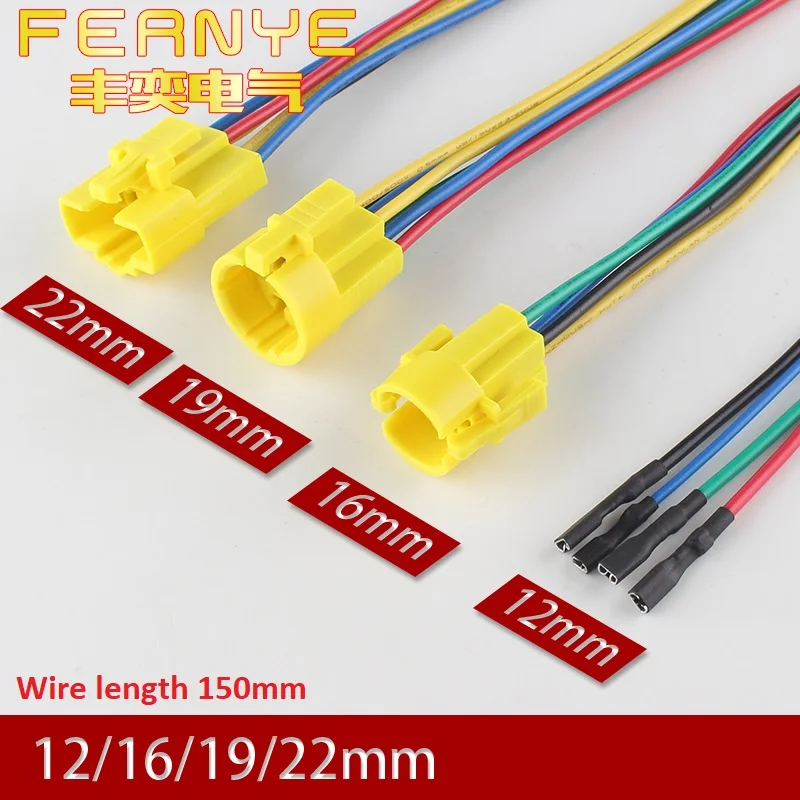 Connector-for-Metal-Push-Button-12mm-16mm-19mm-22mm-25mm-30mm-Socket ...