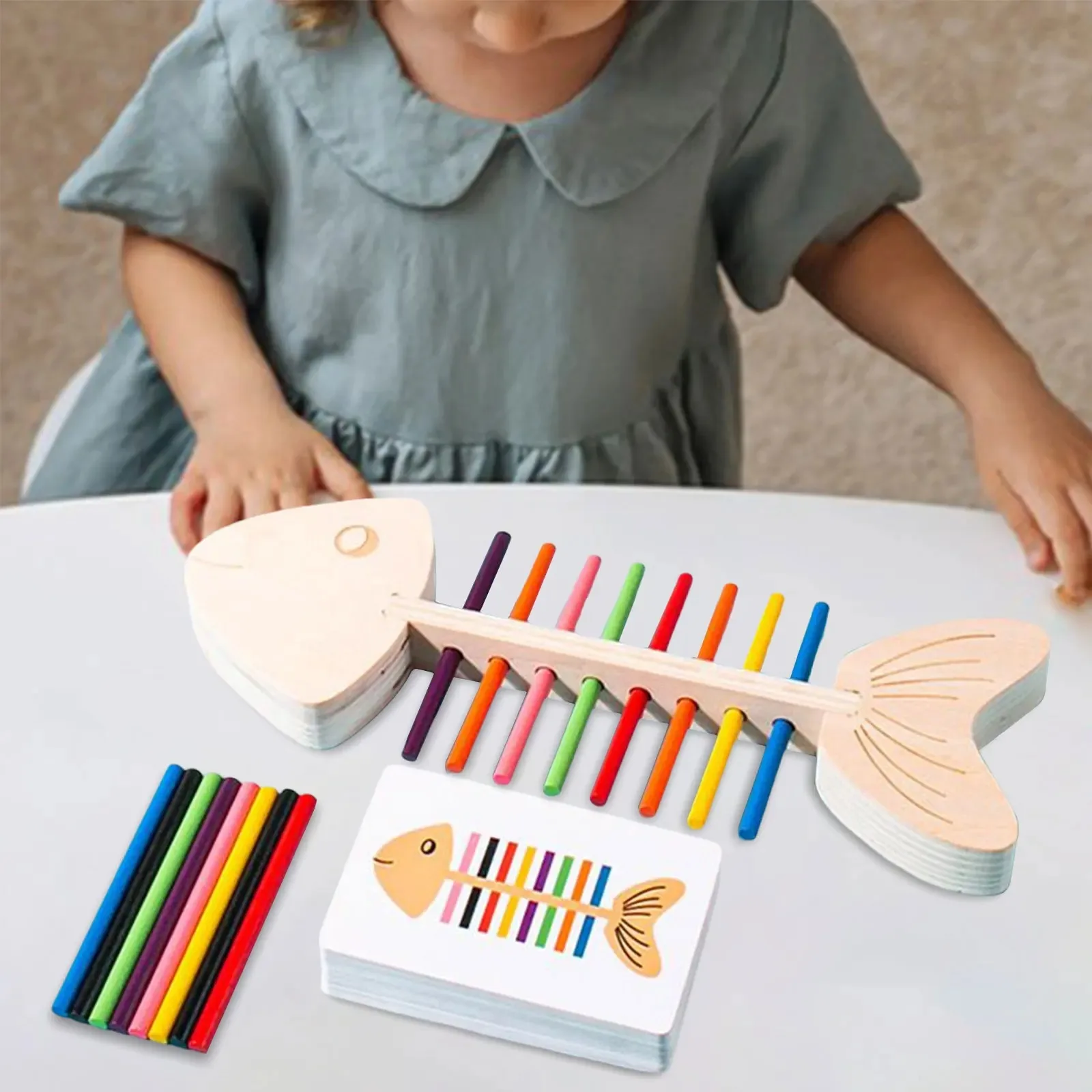 Color Matching Kindergarten Early Montessori Toy Educational Toy ...