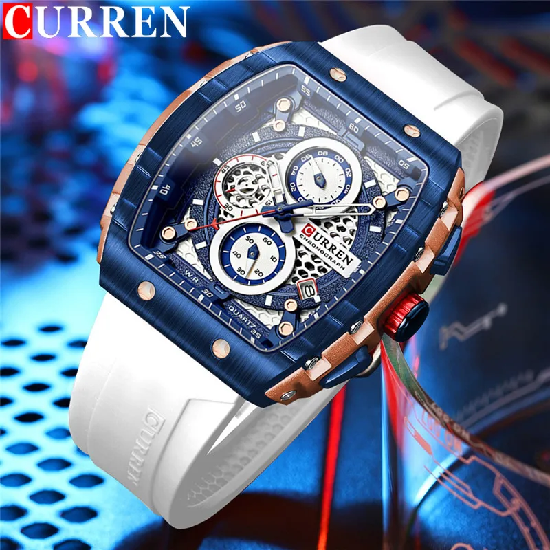 CURREN Man WristWatch Waterproof Chronograph Men Watch Military Top ...
