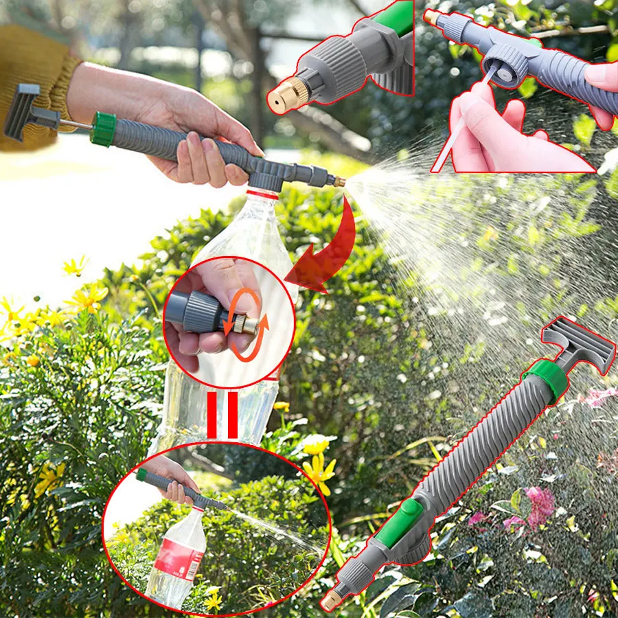 Universal Composite Pull-Tap Sprayer - Portable Garden Water Gun with ...
