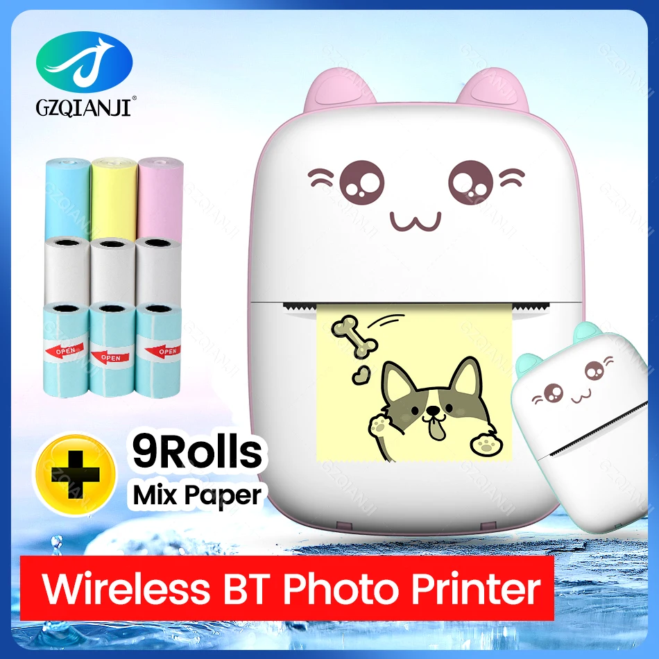 Mini-Pocket-Printer-Bluetooth-Thermal-Photo-Printer-For-Mobile-Phone ...