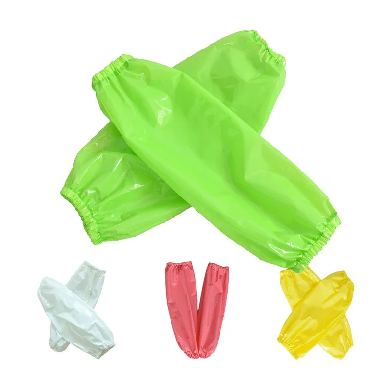 1 Pairs Soft Oversleeves Oil-proof Sleeves Women Arm Ruffles for Work ...