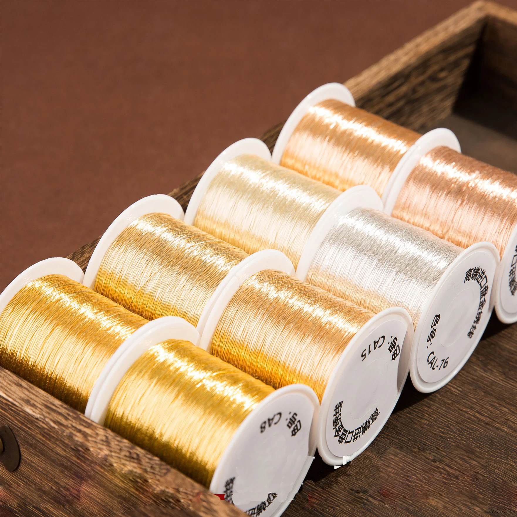0-3mm-100m-Gold-High-Quality-Embroidery-Thread-for-Wedding-Clothes ...