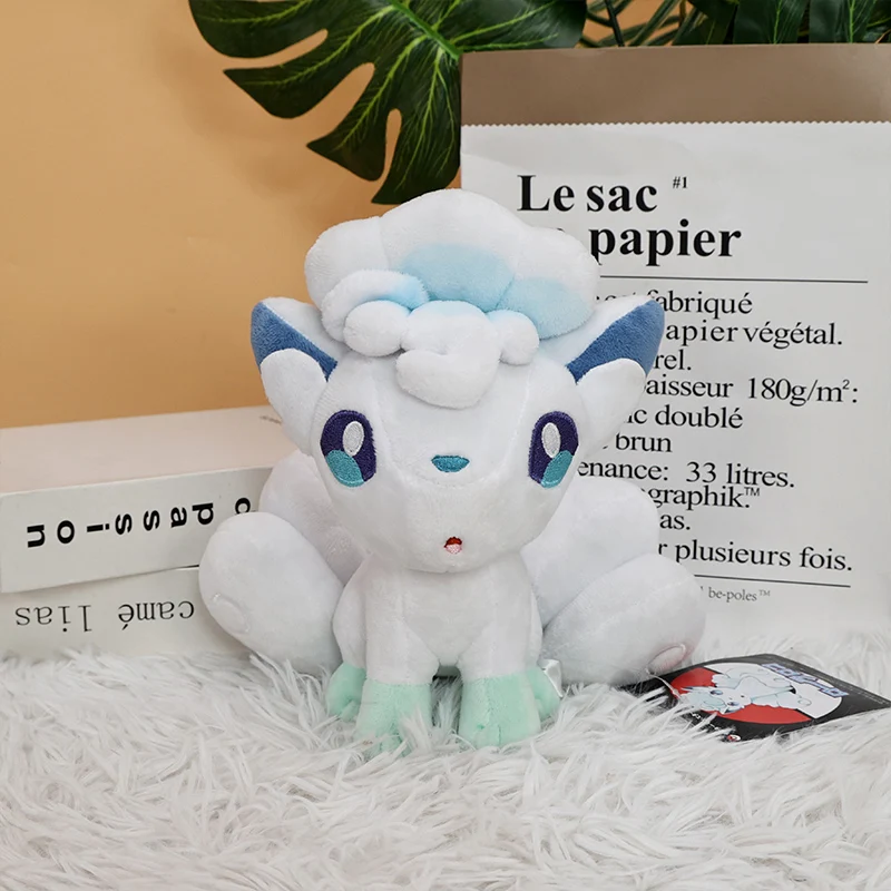 Mu-eco-de-peluche-de-Pok-mon-Alolan-Vulpix-para-ni-os-juguete-de ...