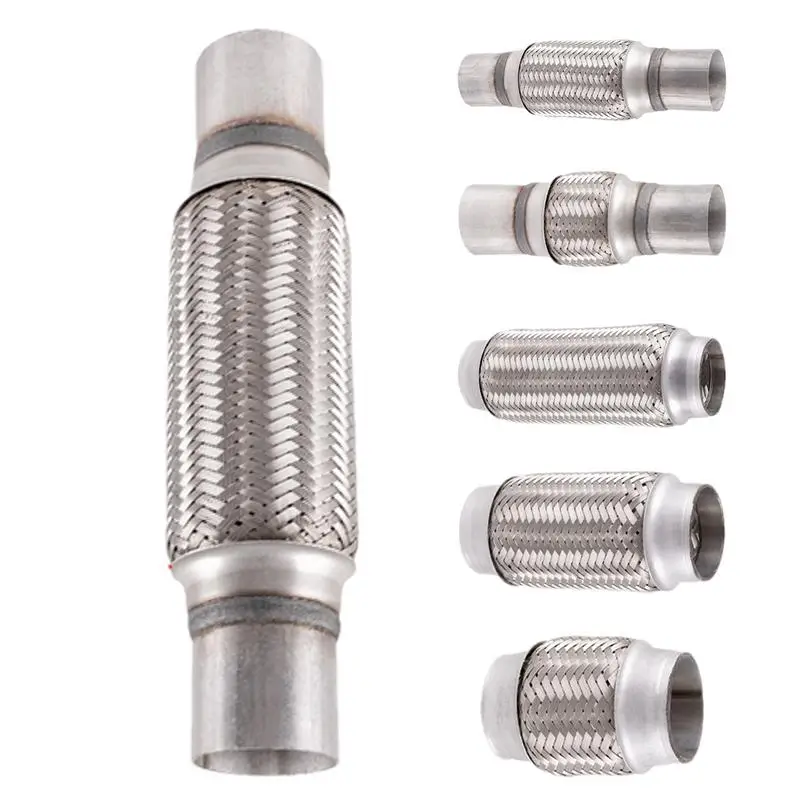 Heavy-Duty-Exhaust-Flex-Pipe-Double-Braid-Car-Connecting-Pipe ...