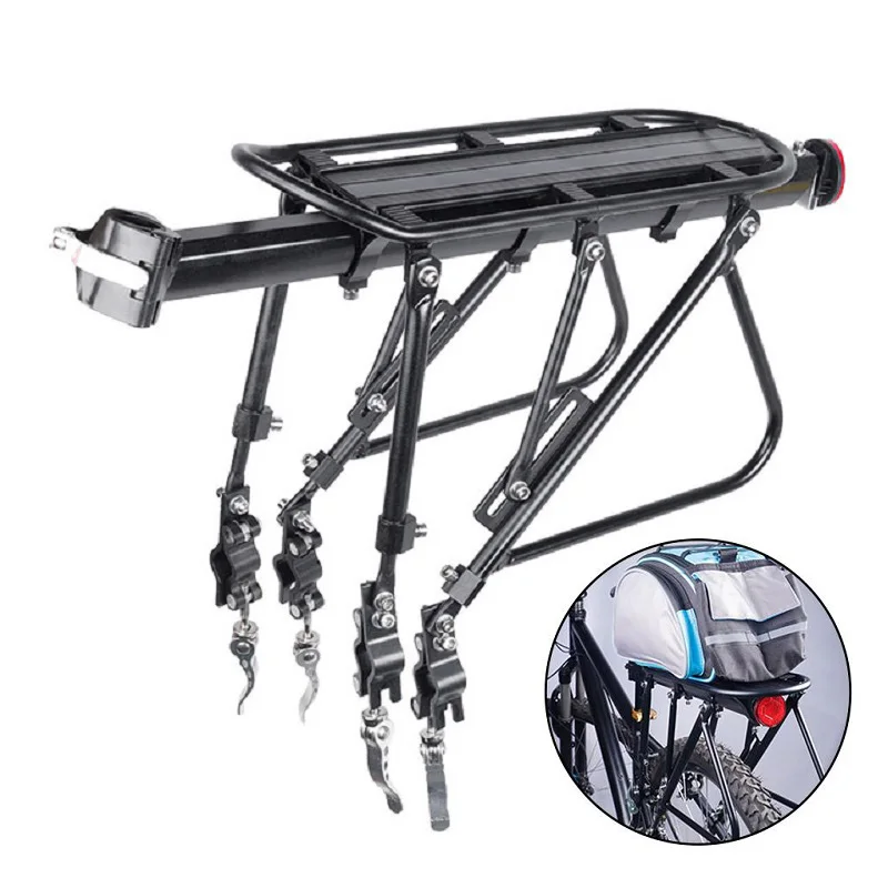 Heavy-Duty-Bicycle-Luggage-Carrier-Rear-Cargo-Rack-Stand-24-29-Bike ...