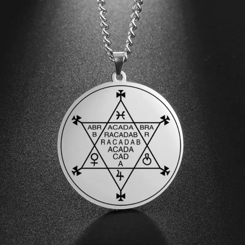Dawapara Abracadabra Pendant Abraxas Cabalistic Magic Occult Esoteric ...