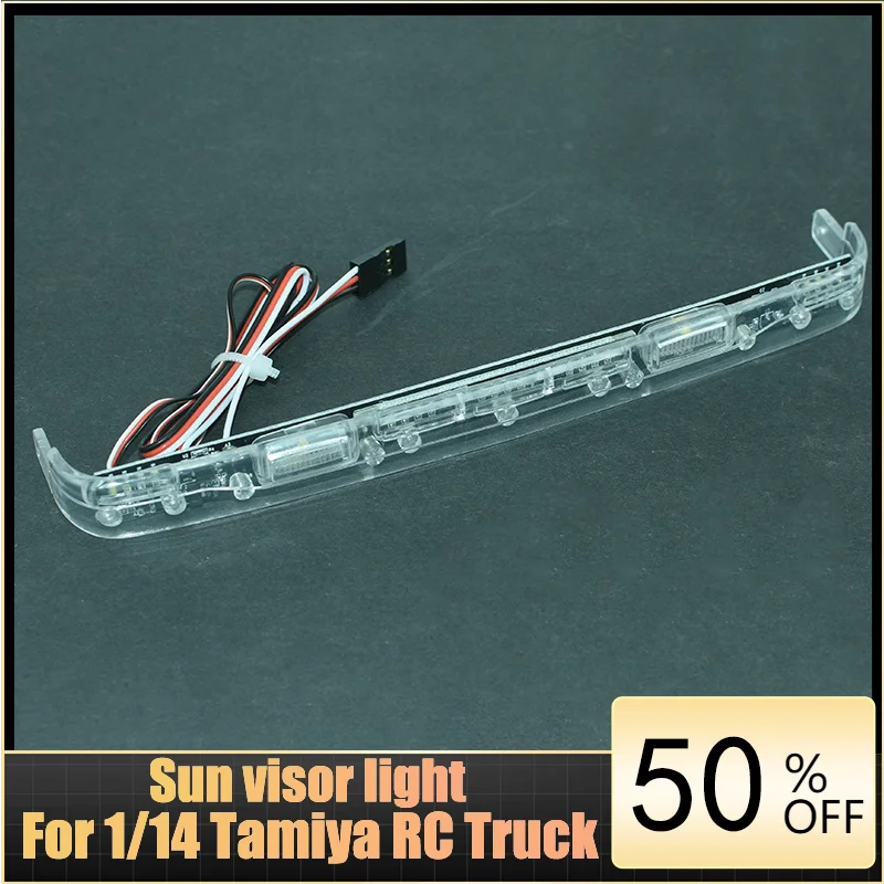 LED-Sun-Visor-Light-Front-Roof-Lamp-Decorative-for-1-14-Tamiya-RC-Truck ...