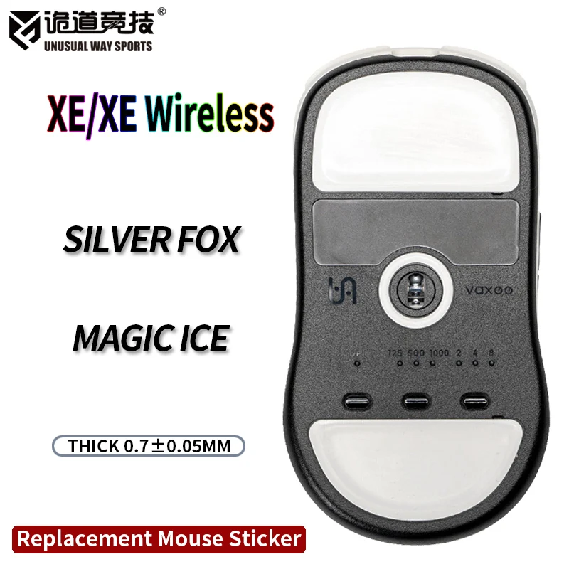 UnusualWaySports Mouse Skates Feet VAXEE XE Wireless Cambered Surface ...