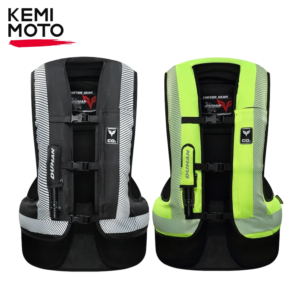 Motorcycle-Air-bag-Vest-Racing-Riding-Protective-Gear-Safety-Reflective ...