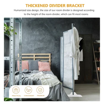 Base Divisória De Tela De Moldura De Madeira, Divisor De Quarto, Pés De ...