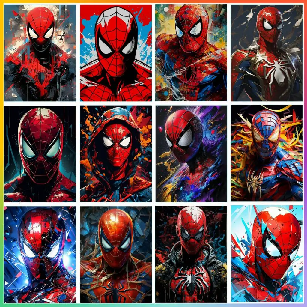 Marvel-Spider-Man-Kit-Pattern-Drawing-Sale-Puzzle-Diamond-Painting ...