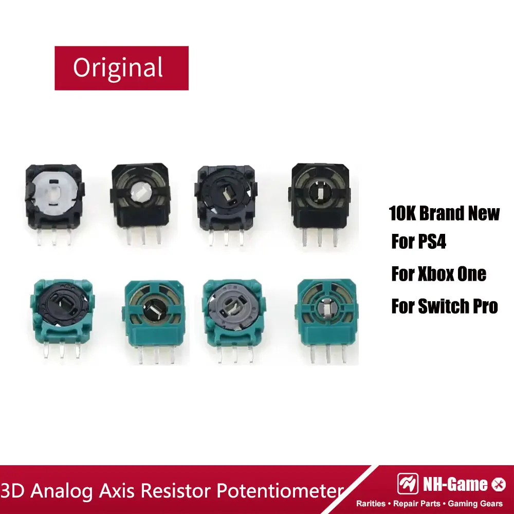 50/100pcs Joystick Potentiometers Sensor Repair Kit 3D Thumbstick Axis ...
