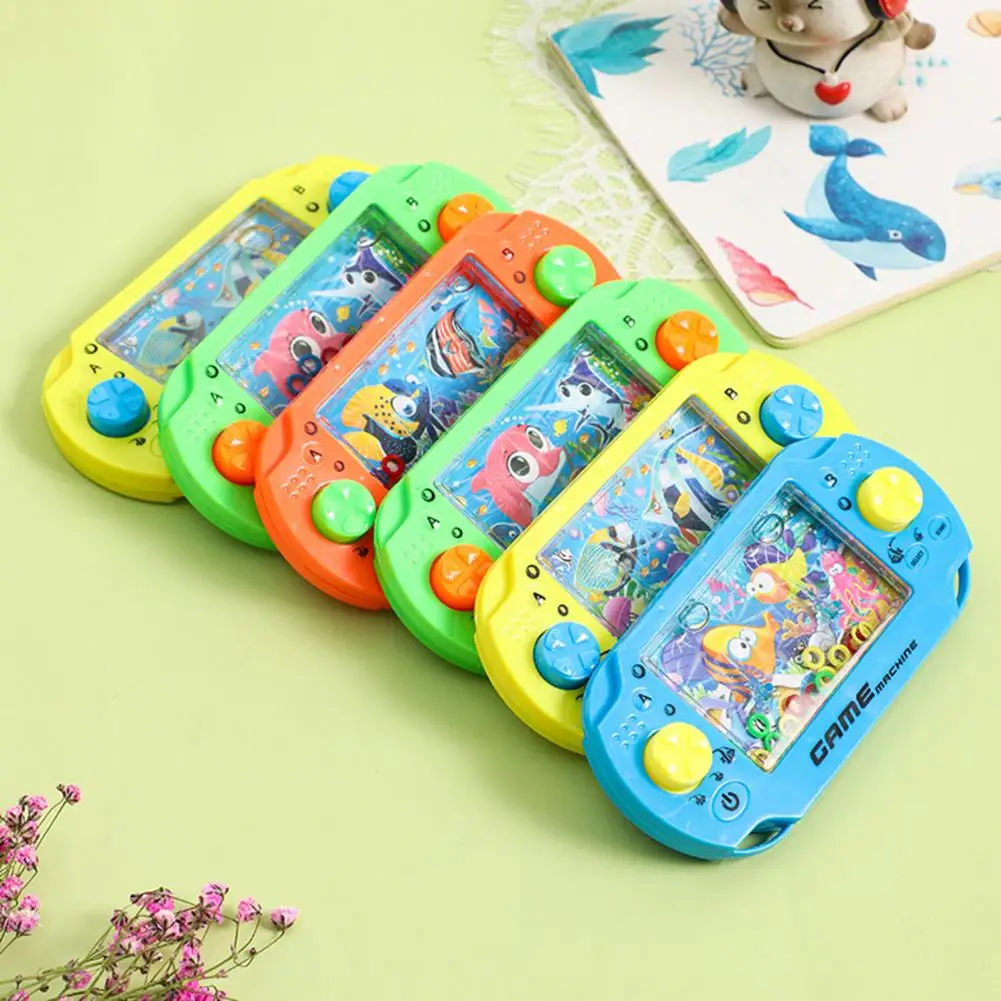 Cartoon-Game-Console-Water-Ring-Toss-Retro-Style-Interactive-Game ...