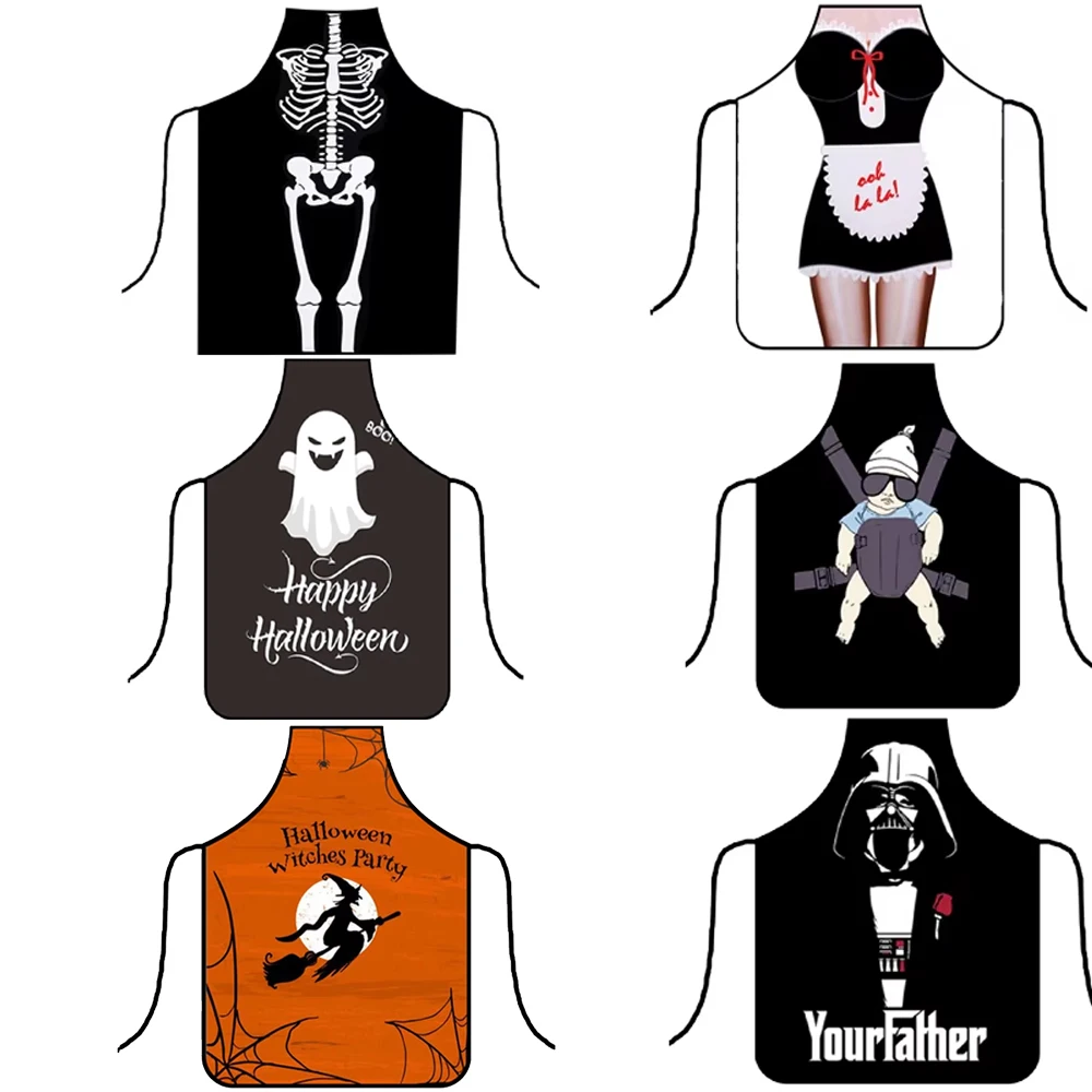 Funny Grill Kitchen Aprons Chef Apron Professional for BBQ, Baking ...