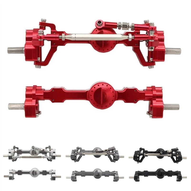 MN99S MND90 CNC Metal Front and Rear Portal Axle Set for MN D90 D91 D99 ...