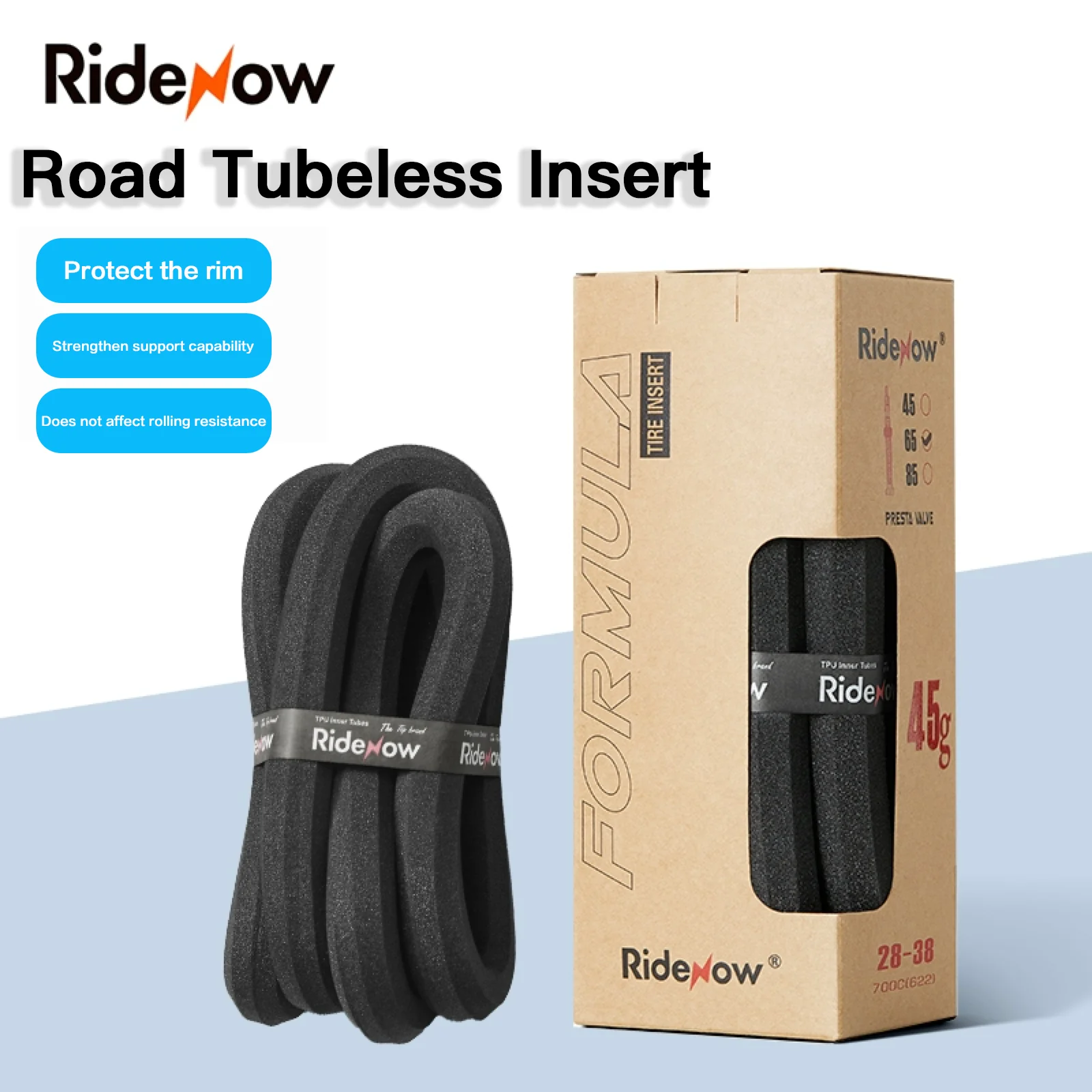 Ridenow Road Tubeless Safety Insert Puncture-Proof For 700x28c-38c Road ...