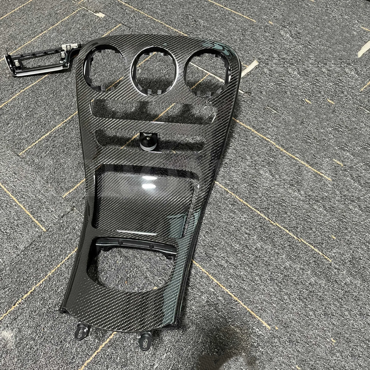 100% Real Carbon Fiber Car Center Console Panel For Mercedes Benz C ...