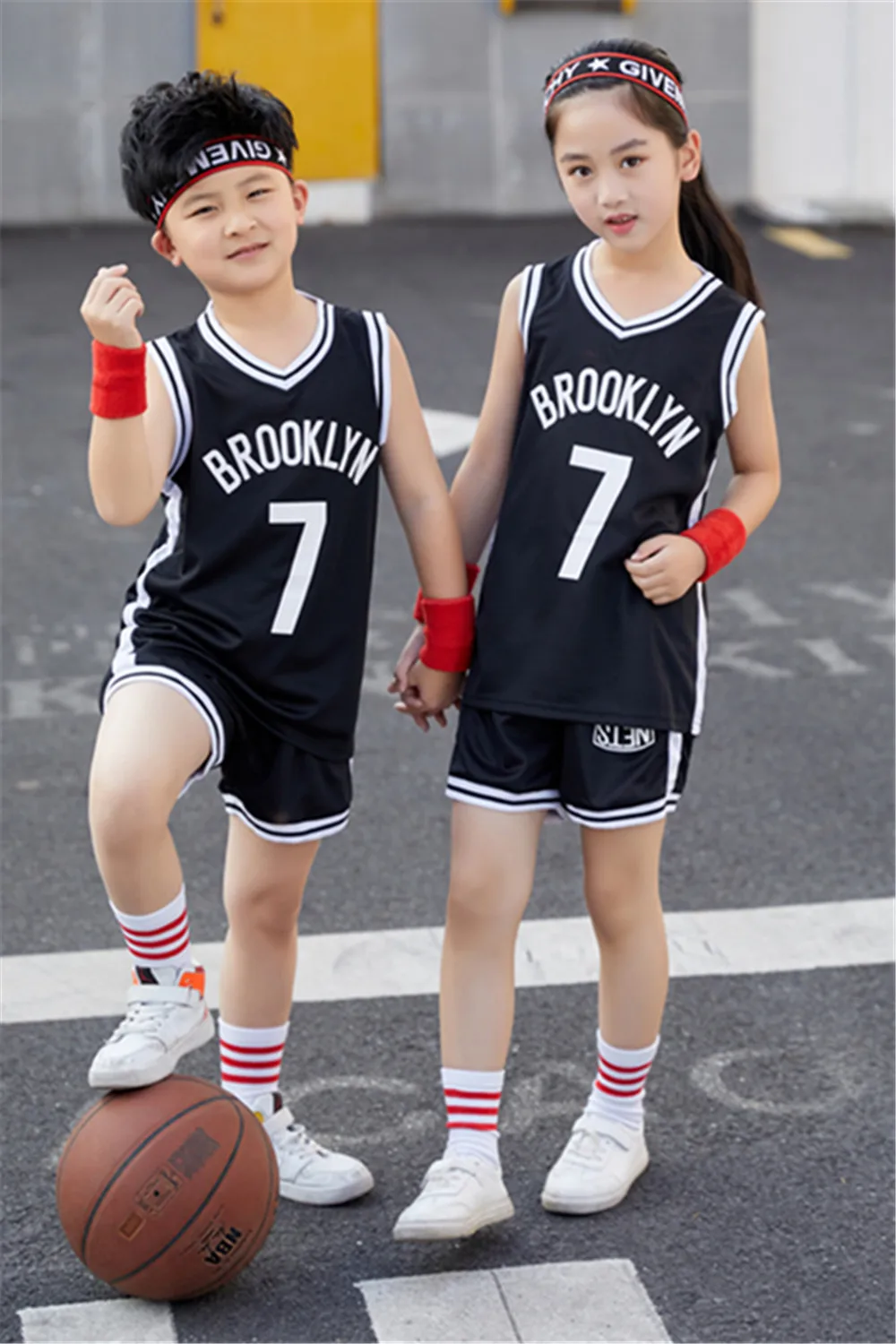 NEW-23-24-boy-girl-Nets-7-Basketball-Jerseys-Children-s-uniform-set ...