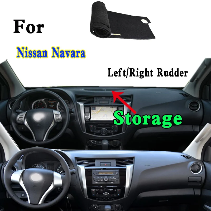 For-Nissan-Navara-D23-ST-NP300-Car-Styling-Dashmat-Dashboard-Cover ...