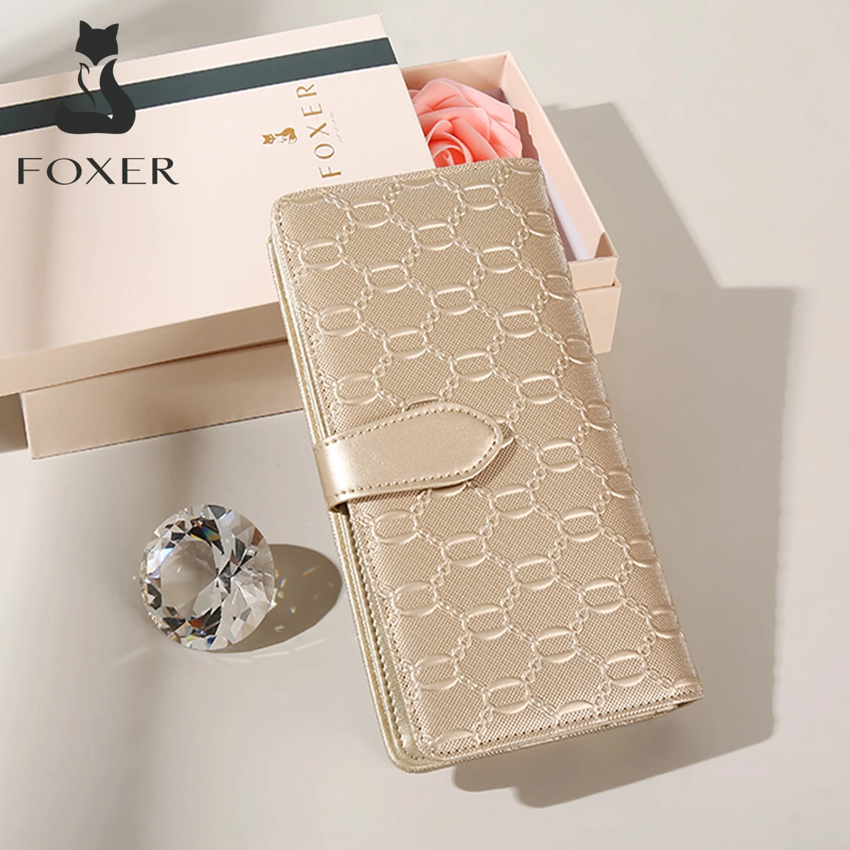 FOXER-Brand-Women-s-Split-Leather-Long-Wallet-Lady-Large-Capacity-Phone ...