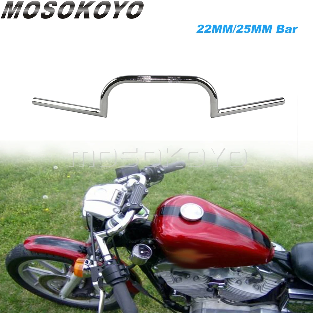 Cafe Racer Motorcycle Clubman 22mm / 25mm Handlebar 7/8" & 1" Handle ...