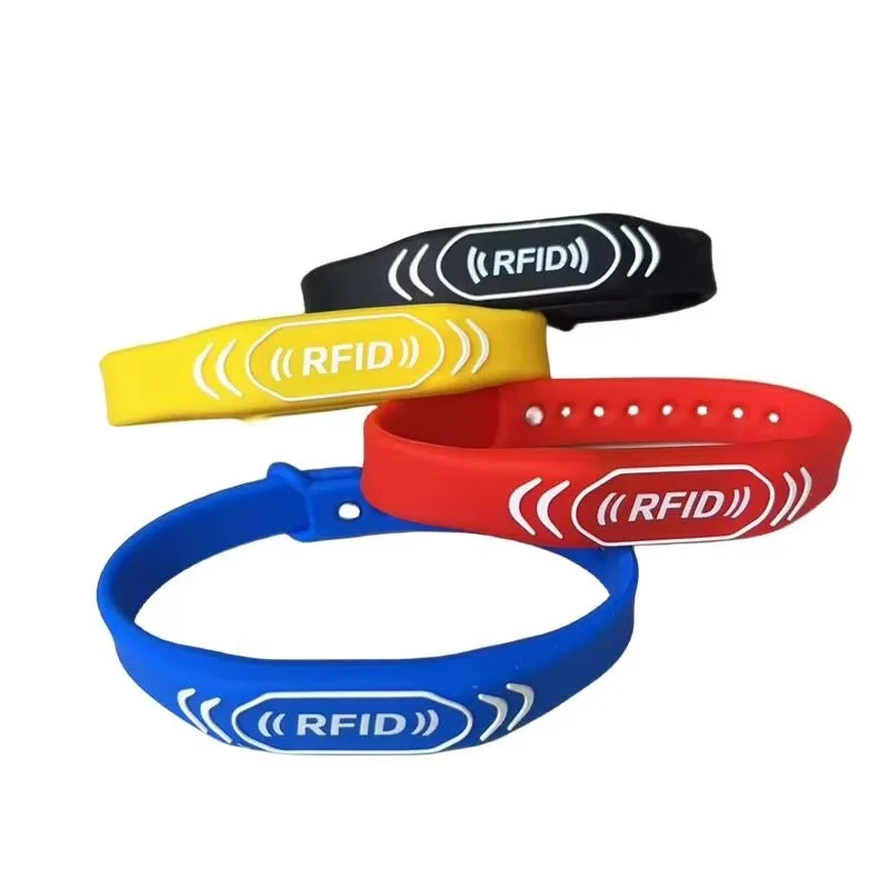 1Pcs 125KHZ T5577 Rewritable Adjustable Wristband RFID Silicone ...
