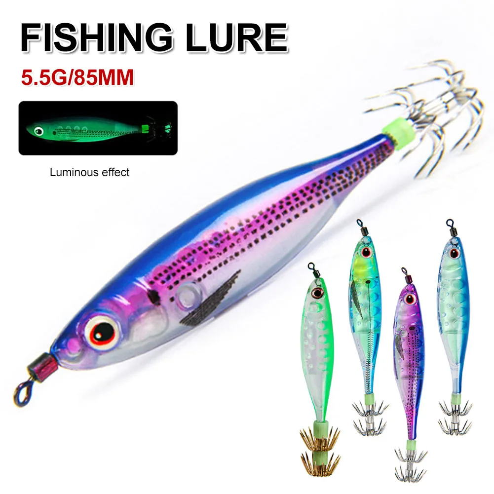 Luminous-Squid-Jig-Fishing-Lures-60mm-5-5g-Artificial-Shrimp-Fishing ...