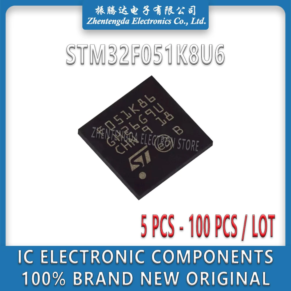 STM32F051K8U6 STM32F051K8 STM32F051 STM32F STM32 STM IC MCU Chip UFQFPN ...