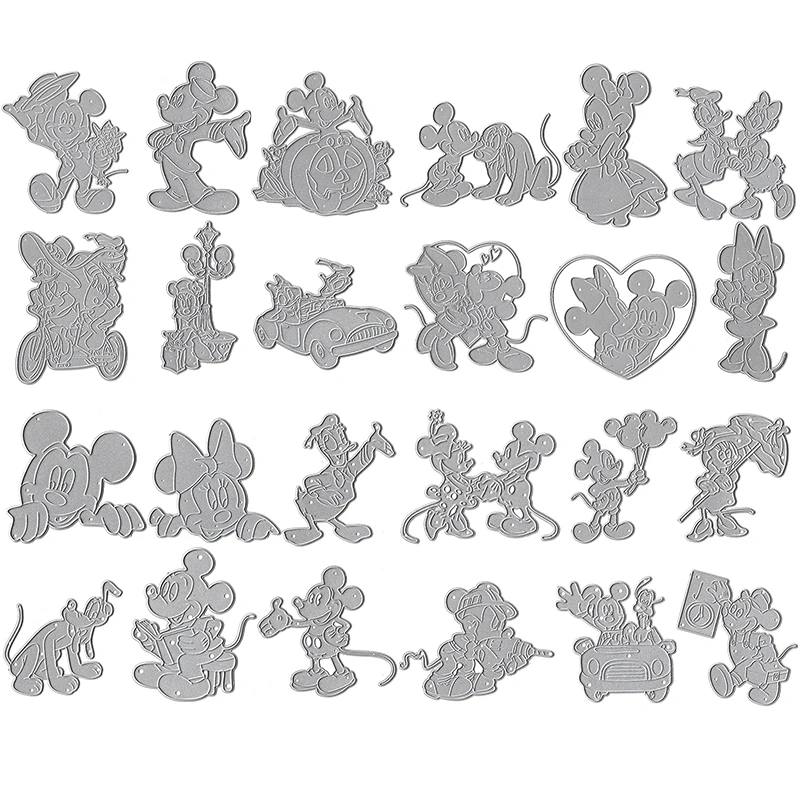 Carbon Steel Cutting Die Disney-licensed Characters Mickey Mouse Donald ...