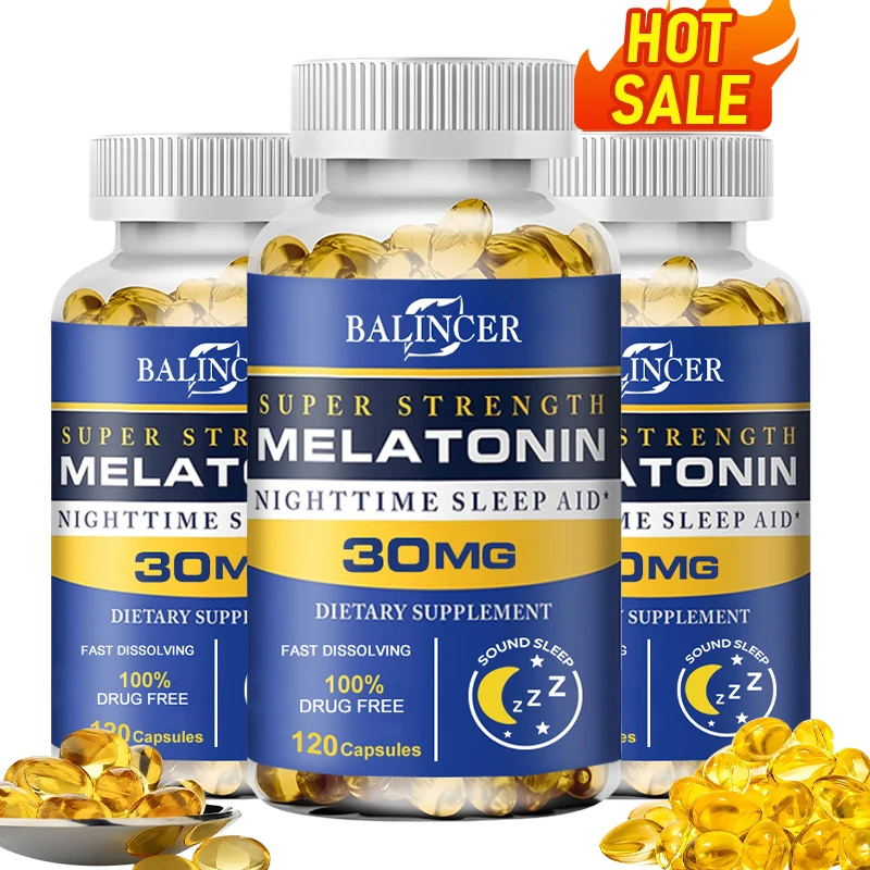 Melatonin Capsules, Quick-release and Extended-release, To Promote ...