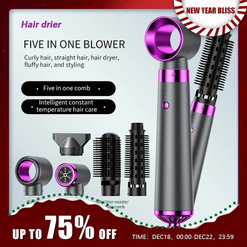 Hot-Air-Comb-Multi-purpose-Hot-Air-Comb-with-Five-Functions-a-Variety ...