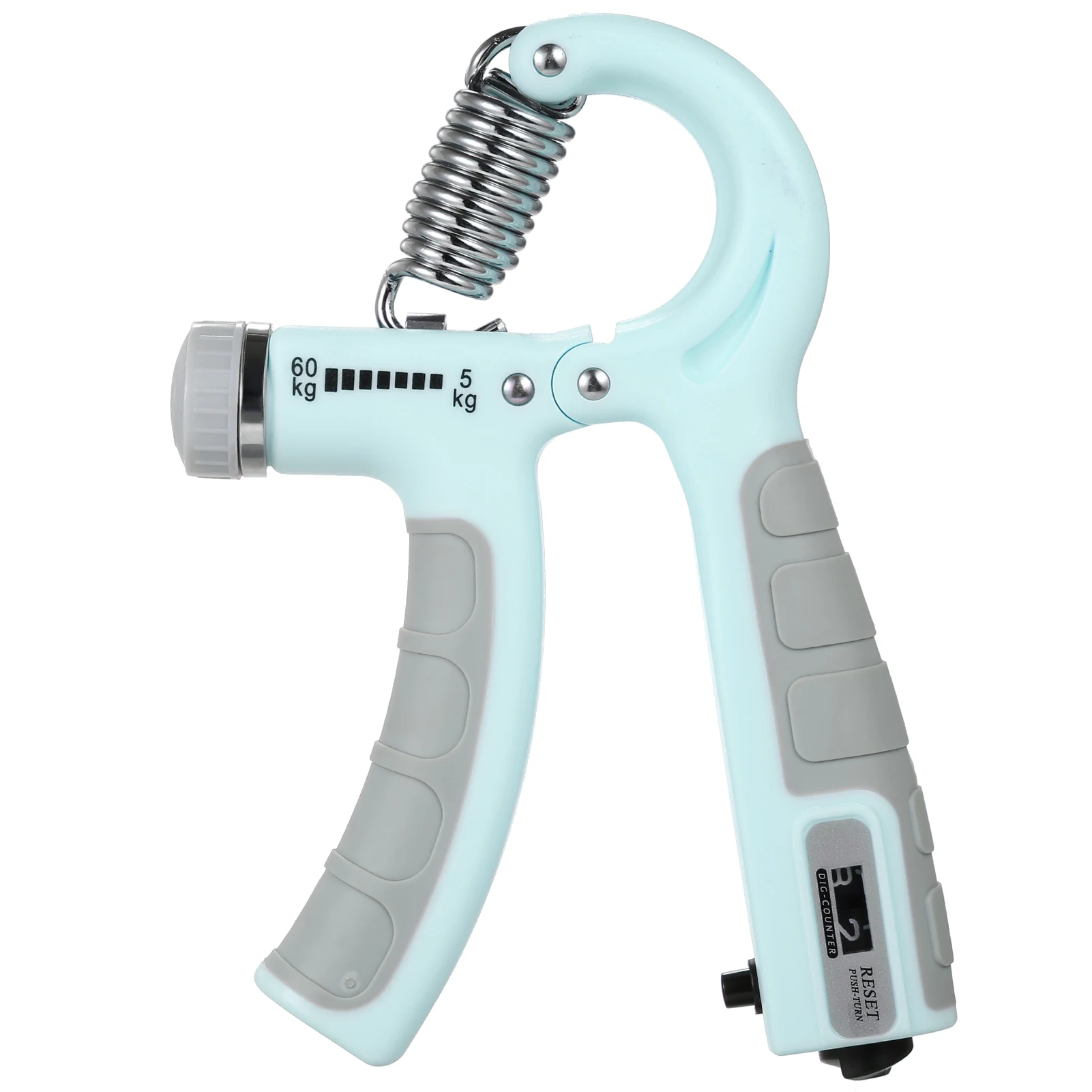 Hand Grip Strengthener with Counter 5-60kg Resistance – AllFitness ...