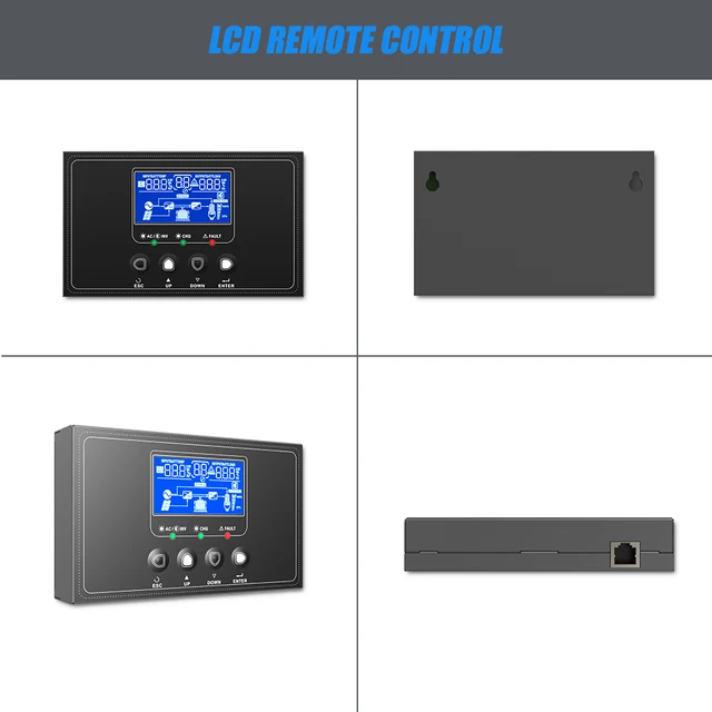SUMRY Solar Inverter Removable Screen for Remote Control LCD Display ...