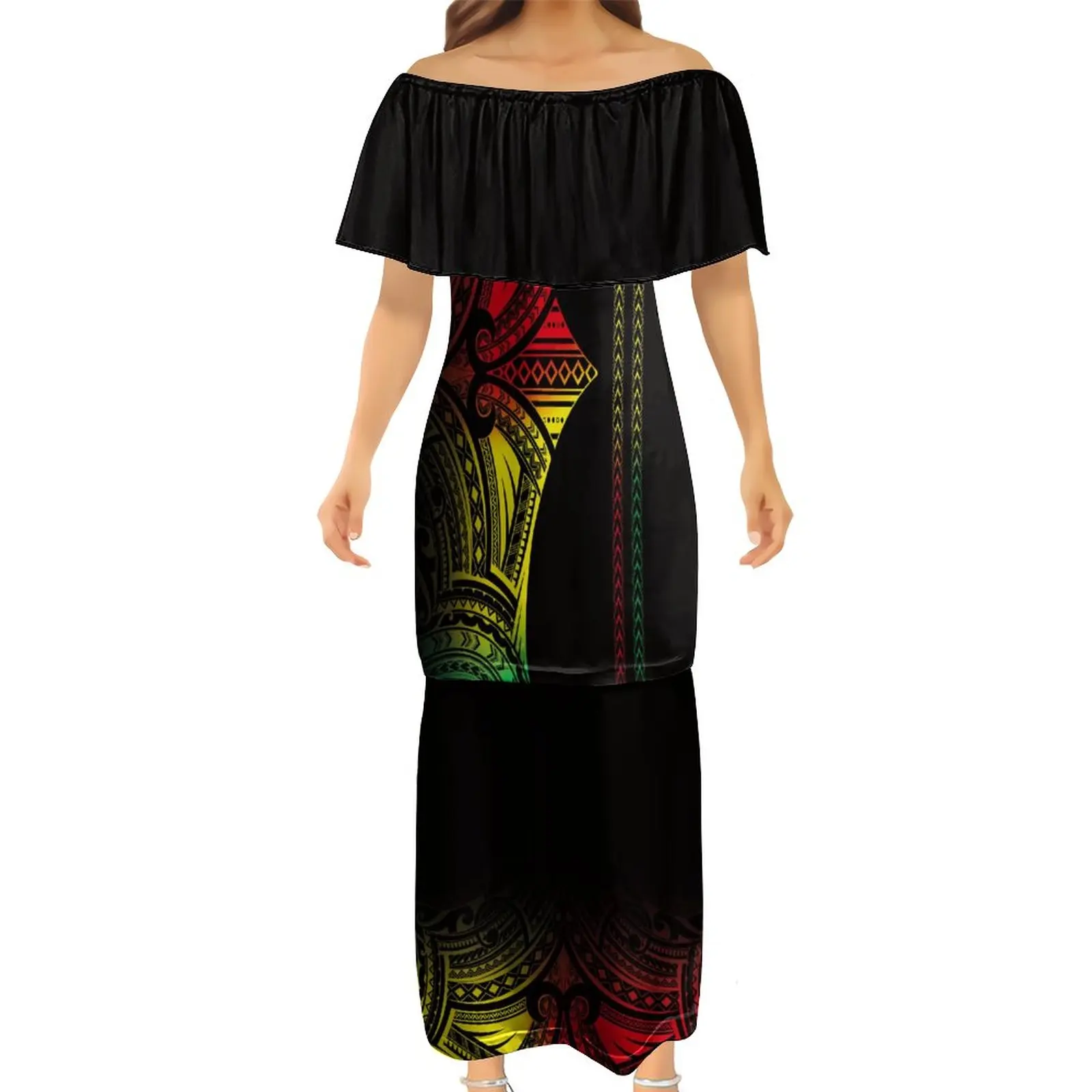 Red Puletasi Dresses