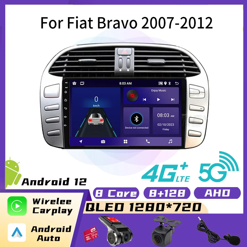 2-Din-Carplay-Car-Multimedia-For-Fiat-Bravo-2007-2012-Android-Car-Radio ...