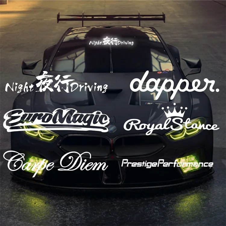 Japanese-JDM-Reflective-Car-Stickers-and-Decals-Racing-Sticker-Night ...