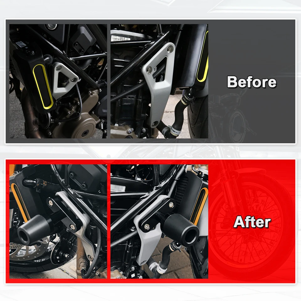 Motorcycle Frame Sliders Frame Sliders Crash Protector For Husqvarna ...